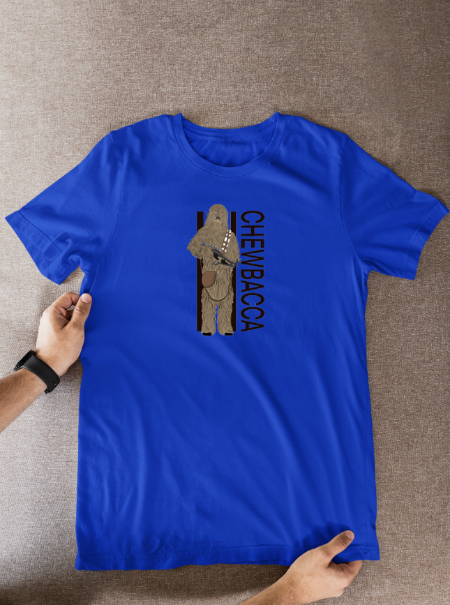 Star Wars Chewbacca theme Cartoon Graphic T-Shirt: Fan Wear - Tcb ...